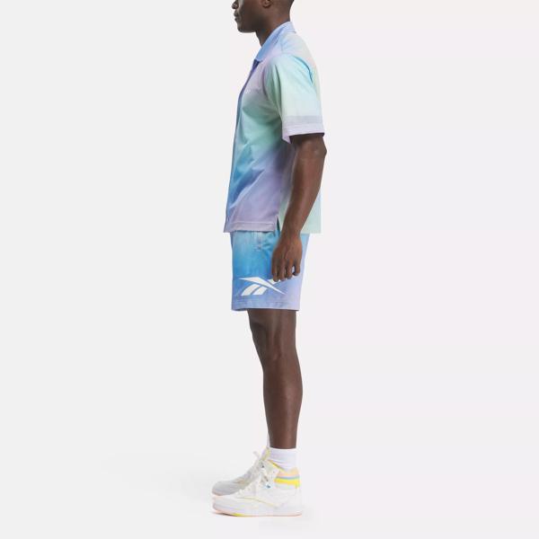 Reebok Classics Dopamine Print Shorts International Shipping