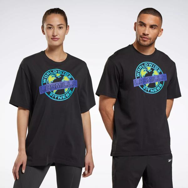 Reebok Les Mills® Oversized Graphic T-Shirt - Big Apple Buddy