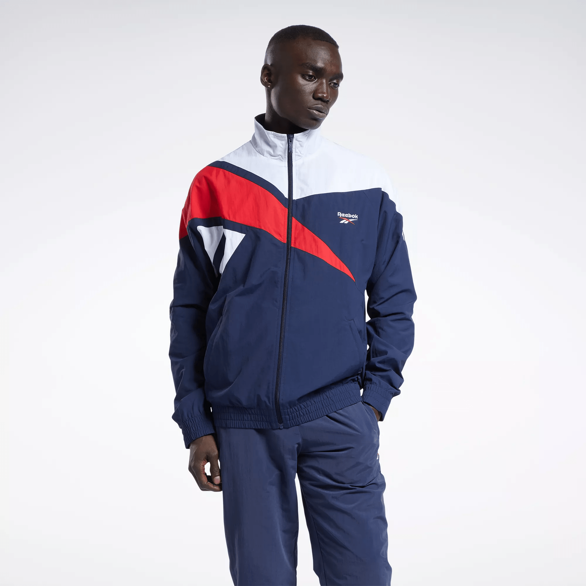 Reebok Unisex Classics Vector Track Jacket In Blue | ModeSens