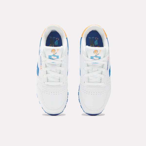 Reebok X Blippi Classic Leather Step 'N' Flash Shoes - Preschool ...